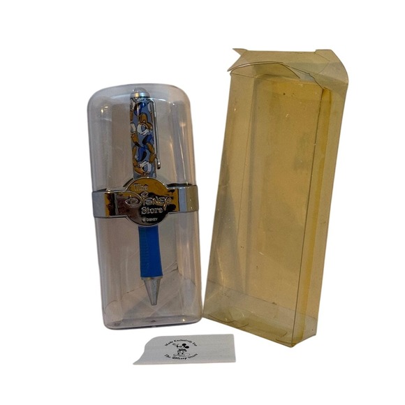 Disney | Office | Vintage Disney Store Donald Duck Ballpoint Pen W Case ...